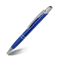 China ODM Metal Aluminum Ballpoint Pens 1.0mm Press Ball Pen For Office School Writing for sale