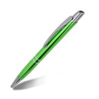 China ODM Metal Aluminum Ballpoint Pens 1.0mm Press Ball Pen For Office School Writing for sale