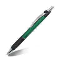 China Portable Aluminum Metal Ballpoint Pen Rubber Grip Business Office School Ball Pen for sale