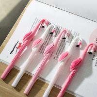 China Creative Big Beak Flamingo Silicone Neutral Pen 0.5mm Quick Dry Ink Soft Rubber Gel Pen for sale
