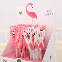 China Creative Big Beak Flamingo Silicone Neutral Pen 0.5mm Quick Dry Ink Soft Rubber Gel Pen for sale