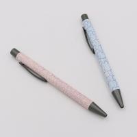 China Business Office Aluminum Ballpoint Pen 1.0mm High Quality Unique Patterns Metal Pen for sale