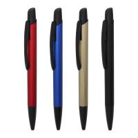China Classic Design Aluminum Ball Pen Smooth Ink Flow Ballpoint Pen Office School Stationery for sale