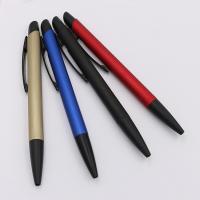 China Classic Design Aluminum Ball Pen Smooth Ink Flow Ballpoint Pen Office School Stationery for sale