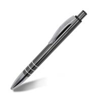 China Classical Aluminum Ball Pen Smooth Writing Comfortable Holding Metal Office Pen for sale