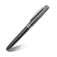 China Classical Aluminium Ballpoint Pen 1.0mm Insertable Cap Pen Simple Business Style for sale