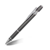 China Multi Colors Press Metal Ballpoint Pen 1.0mm Anti-Slip Pen Grip Click Ball Pen for sale