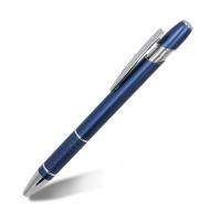 China Multi Colors Press Metal Ballpoint Pen 1.0mm Anti-Slip Pen Grip Click Ball Pen for sale
