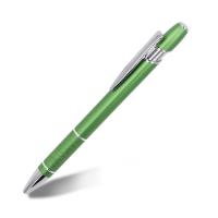 China Multi Colors Press Metal Ballpoint Pen 1.0mm Anti-Slip Pen Grip Click Ball Pen for sale