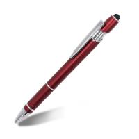 China Touch Screen Metal Aluminum Ballpoint Pen 2 in 1 Maggi Pen Multiple Colors Logo Ball Pen for sale