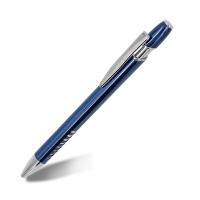 China Stylish Press Metal Ballpoint Pen Click Soft Touch Promotional Aluminum Ball Pen for sale