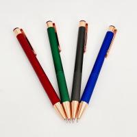 China Simple Press Metal Ballpoint Pen Wholesale Matte Roller Ball Pen For Business Gifts for sale