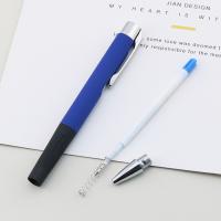China Hot Selling Aluminum Ball Pen Soft Coating Soft Rubber Grip Smooth Writing Ballpoint Pen for sale