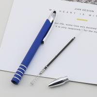 China Business Office Metal Matte Press Ball Pen Print Logo Fluent Writing Gift Ball Pen for sale