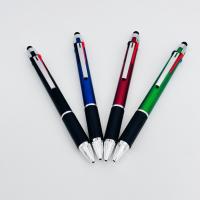 China 4 Colors In 1 Capacitive Ballpoint Pen 0.5mm Press Multi-functional Ball Pen For Office School for sale
