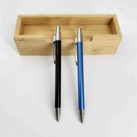 China Wholesale Advertising Press Logo Ball Pen 1.0mm Colorful Retractable Ballpoint Pen for sale