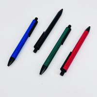 China Hot Sell Aluminum Ballpoint Pen With Laser Print Logo Press Promotion Logo Pen for sale