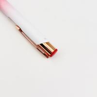 China Creative Gradient Aluminum Ballpoint Pen Colorful Spray Painting 0.35mm Writing Pen for sale