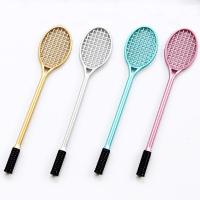 China Badminton Racket Shape Gel Pen 0.5mm Plastic Creative Neutral Pen for sale