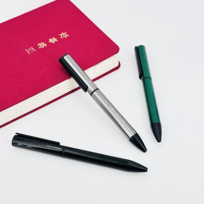 China Twist Type Aluminum Ballpoint Pen With Laser Print Logo Metal Promotion Ball Pen for sale