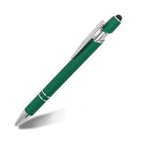 China Classical Touchscreen Metal Press Ballpoint Pen Click Stylus Tip Aluminium Ball Pen for sale