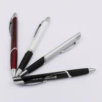 China Business Style Triangular Barrel Ballpoint Pen Muti-color Metal Press Ball Pen for sale