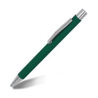 China Classy Soft Coating Metal Ball Pen 1.0mm Tip Clip Ballpoint Pen Customized Logo for sale