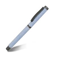 China Aluminum Roller Ball Pen Specialty Paper Surface Roller Pen Insertable Cap Pen for sale