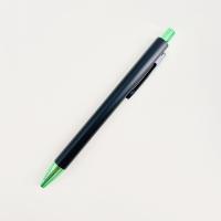 China School Stationery Simple Aluminum Press Type Ballpoint Pen Spray Painting Logo Pen for sale