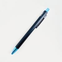China School Stationery Simple Aluminum Press Type Ballpoint Pen Spray Painting Logo Pen for sale