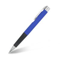 China Hot Selling Aluminum Ball Pen Soft Coating Soft Rubber Grip Smooth Writing Ballpoint Pen for sale