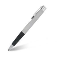 China Hot Selling Aluminum Ball Pen Soft Coating Soft Rubber Grip Smooth Writing Ballpoint Pen for sale
