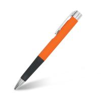 China Hot Selling Aluminum Ball Pen Soft Coating Soft Rubber Grip Smooth Writing Ballpoint Pen for sale