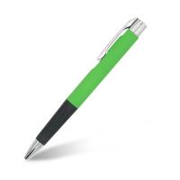 China Hot Selling Aluminum Ball Pen Soft Coating Soft Rubber Grip Smooth Writing Ballpoint Pen for sale