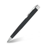 China Hot Selling Aluminum Ball Pen Soft Coating Soft Rubber Grip Smooth Writing Ballpoint Pen for sale