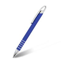 China Business Office Metal Matte Press Ball Pen Print Logo Fluent Writing Gift Ball Pen for sale
