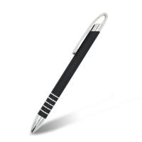China Business Office Metal Matte Press Ball Pen Print Logo Fluent Writing Gift Ball Pen for sale