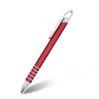 China Business Office Metal Matte Press Ball Pen Print Logo Fluent Writing Gift Ball Pen for sale