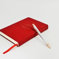 China New Arrival Rhombus Diamond Cutting Surface Colorful Metal Ball Pen For School for sale