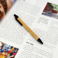 China Creative Bamboo Wooden Ball Pen Multiple Colors Eco-friendly Advertising Ballpoint Pen for sale