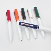 China Business Style Aluminum Barrel Press Type Ballpoint Pen 1.0mm Classic Ball Pen for sale