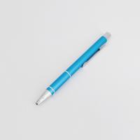 China Aluminum Barrel Press Metal Ball Pen 1.0mm Matt Aluminum Ballpoint Pen Non-slip Grip for sale
