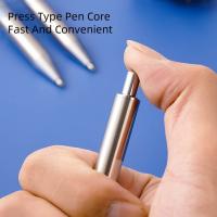 China High Quality All Steel Press Ballpoint Pen Durable Simple Style Metal Barrel Ball Pen for sale