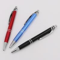 China High Quality Customized Aluminum Barrel Ballpoint Pen Retractable Ball Pen With Logo for sale