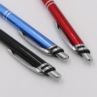 China High Quality Customized Aluminum Barrel Ballpoint Pen Retractable Ball Pen With Logo for sale