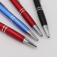 China High Quality Customized Aluminum Barrel Ballpoint Pen Retractable Ball Pen With Logo for sale