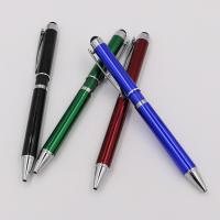 China Business Office 2 in 1 Touch Screen Ballpoint Pen Stylus Pen With Laser Engraving Logo for sale