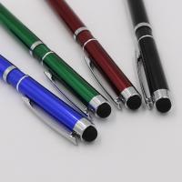 China Business Office 2 in 1 Touch Screen Ballpoint Pen Stylus Pen With Laser Engraving Logo for sale