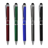 China Business Office 2 in 1 Touch Screen Ballpoint Pen Stylus Pen With Laser Engraving Logo for sale