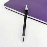 China Wholesale Advertising Press Logo Ball Pen 1.0mm Colorful Retractable Ballpoint Pen for sale